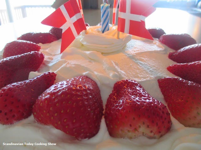 Scandinavian Today Cooking Show: How to Make A Danish Birthday Cake ...