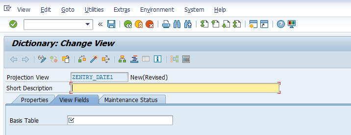 ABAP : ABAP – Views