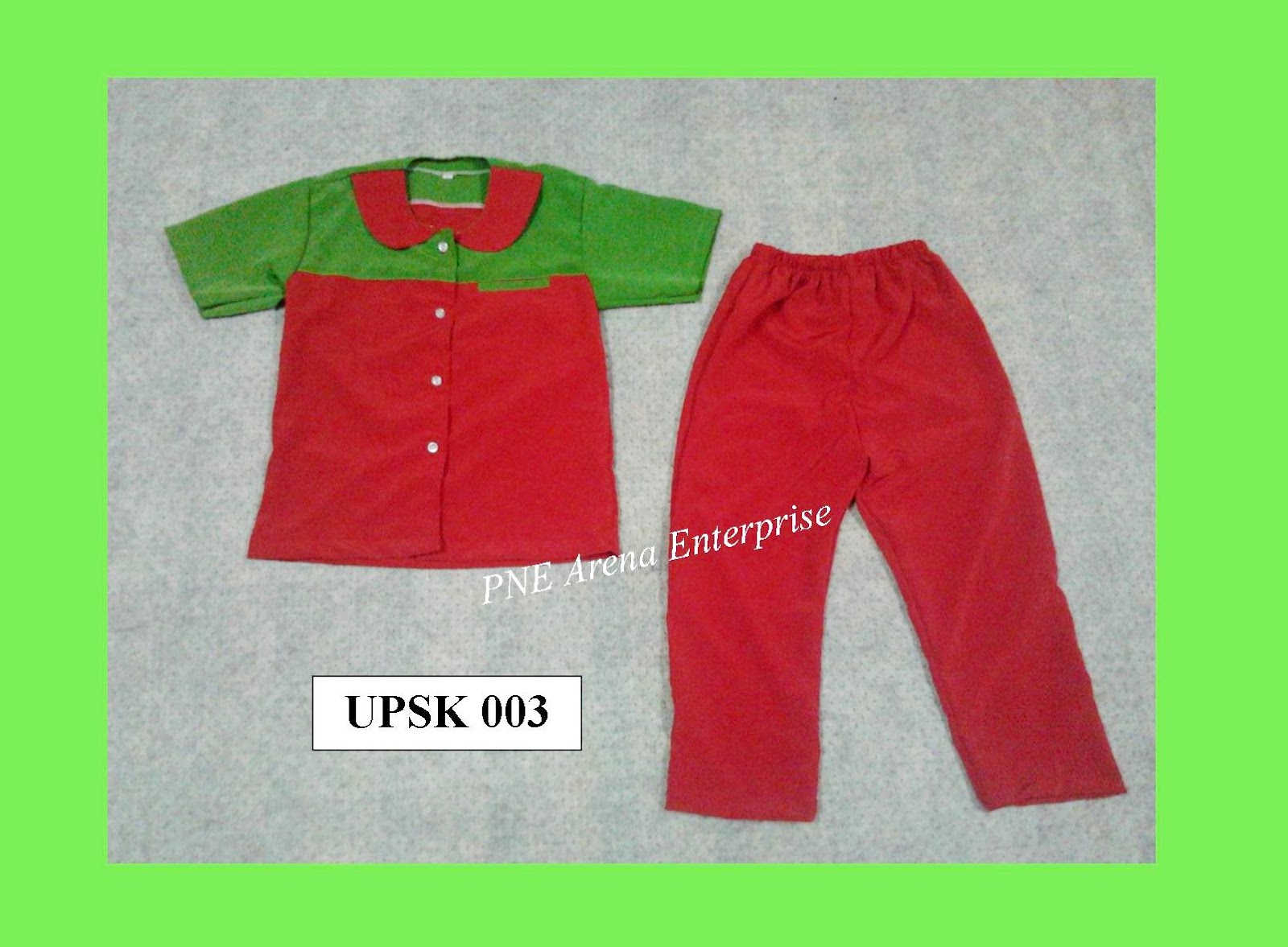 PNE ARENA ENTERPRISE: UNIFORM PRASEKOLAH (SEPASANG)