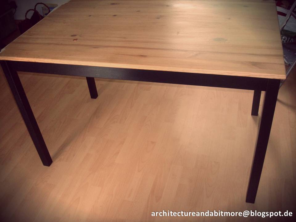 Architecture and a bit more: Industrial dining table made of a simple ...