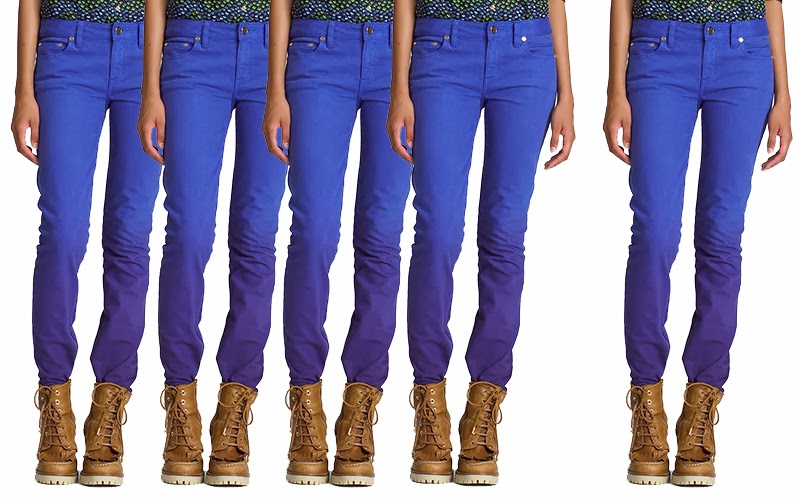 Denim dyeing ... jeans painting ... - Valentine design caravan