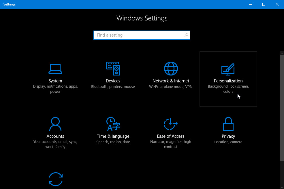 Kích hoạt colored title bars cho Universal apps trong Windows 10 ...