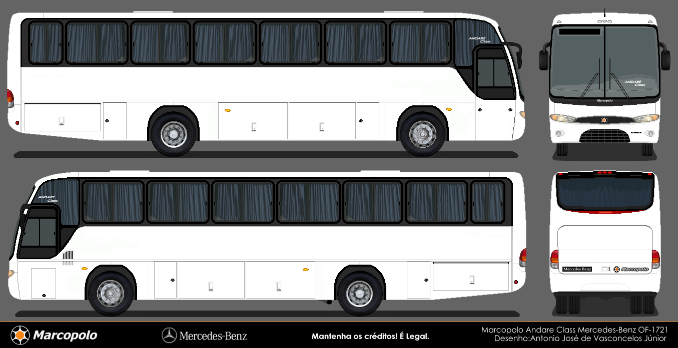 Central Bus: Marcopolo Andare Class MB OF-1721