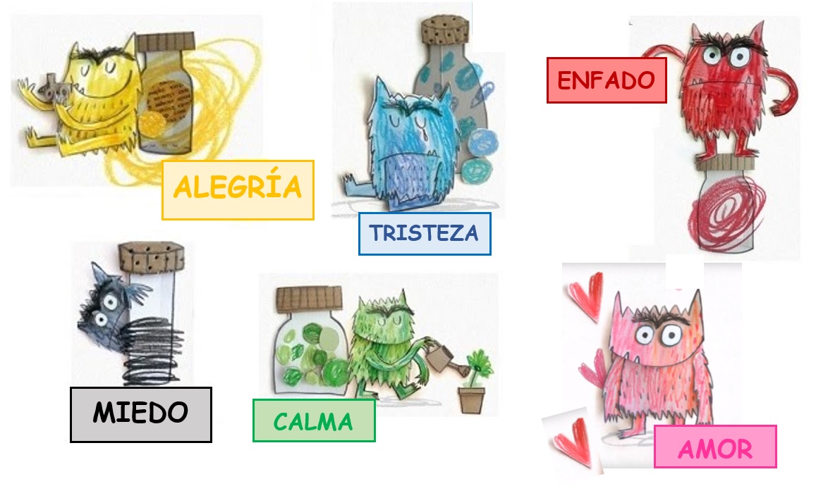 APRENDER ES DIVERTIDO 1º Y 2º: El monstruo de colores. ¡Vaya lío!