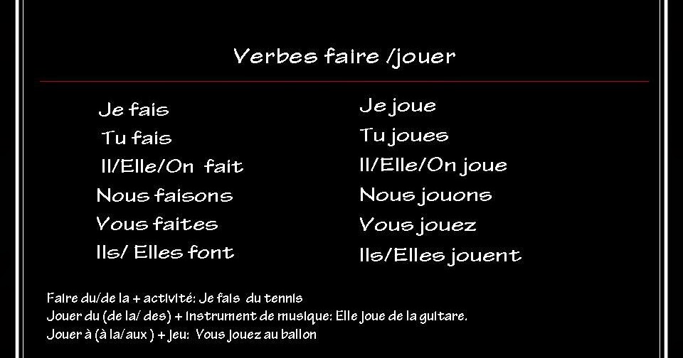 Plaisir d´école: Faire ou jouer? (fiche)