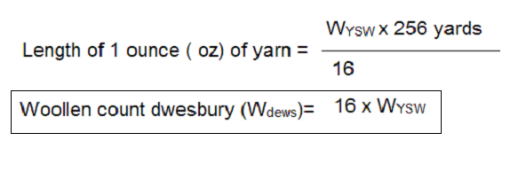 Spinners World: YARN COUNT CONVERSION FROM ONE TO ANOTHER SYSTEM