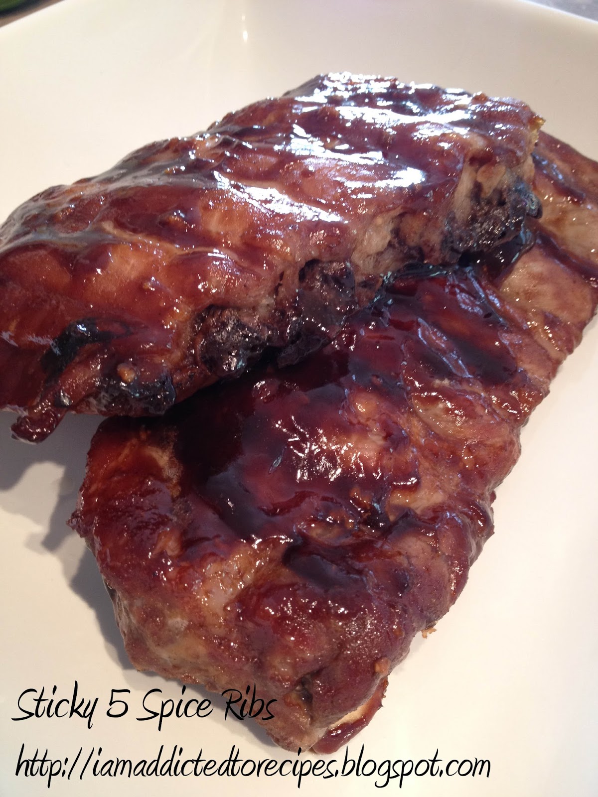 Addicted to Recipes: Sticky 5 Spice Ribs