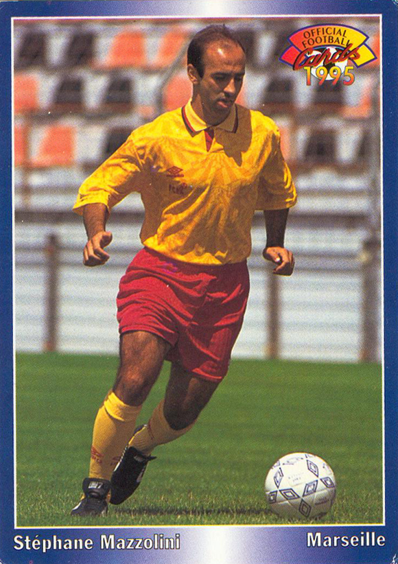 Olympique de Marseille | Trading Cards: Panini Official Football Cards 1995