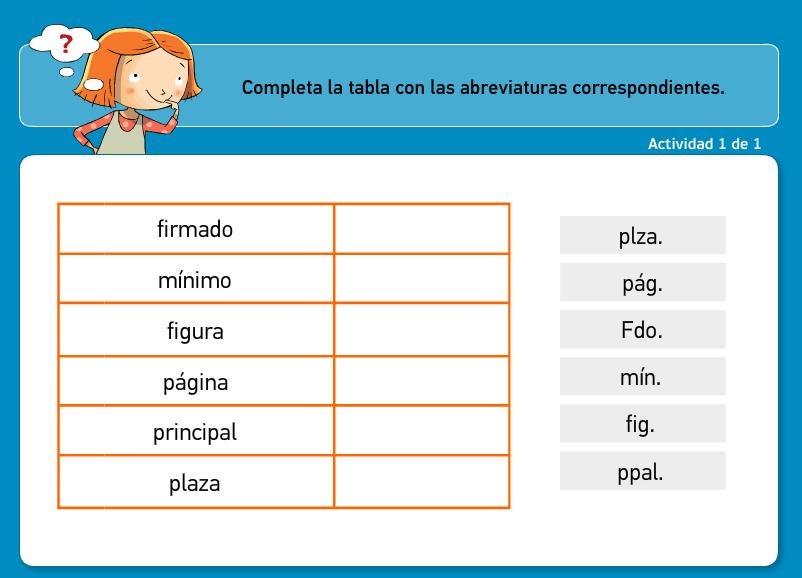 LA CLASE DE FLOR 5º DE PRIMARIA : LENGUA UD 12: LAS ABREVIATURAS
