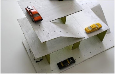 Cardboard Parking Garage | Munchkins and Mayhem