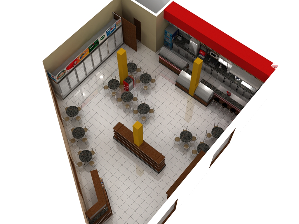 Simas Instalações Comerciais: Fast Food