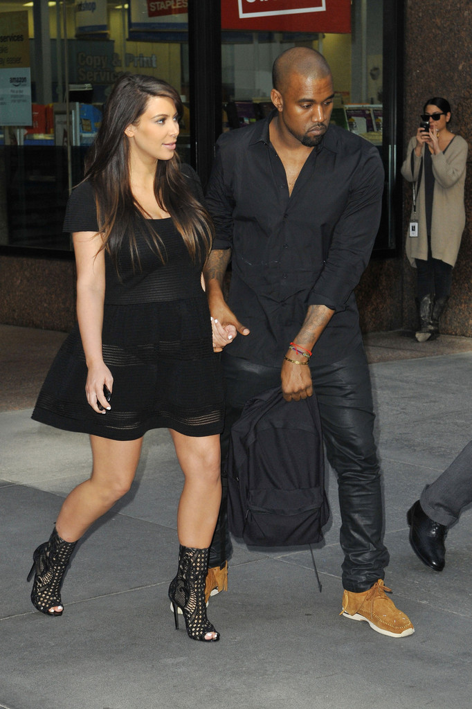 KIM KARDASHIAN STYLE: Kim Kardashian and her rapper boyfriend Kanye ...