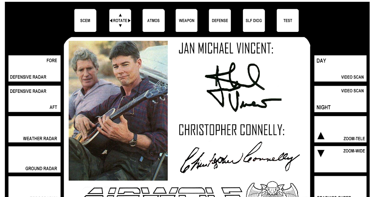 The Airwolf UPC Serial & Merchandise Database: Autograph Frame JMV ...