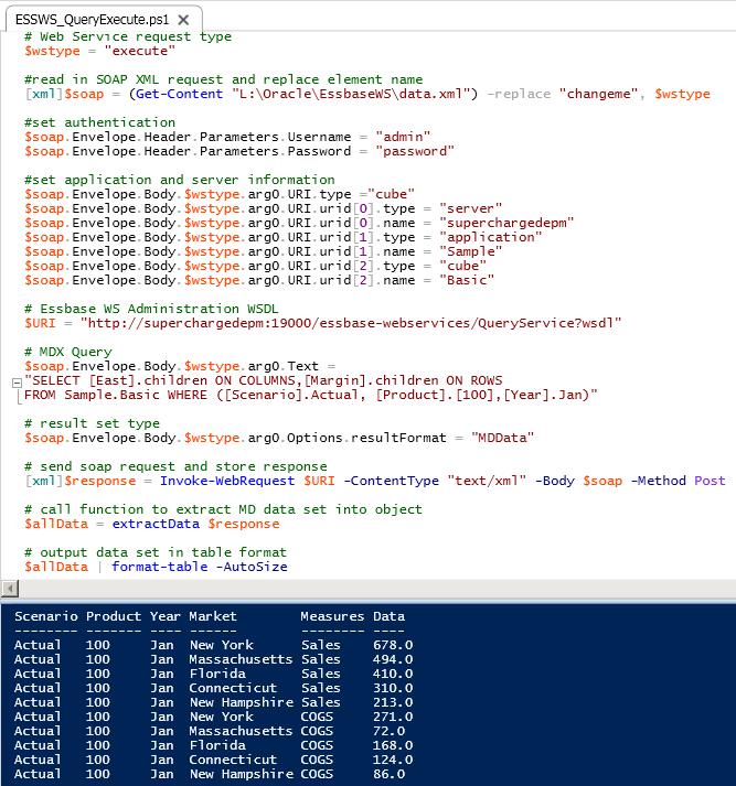 More to life...: Essbase Web Services Part 4