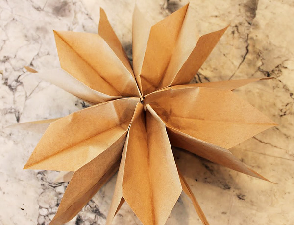 Home Confetti DIY Paper Bag Stars Home Confetti DIY Paper Bag Stars