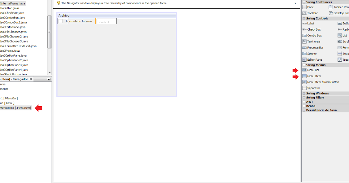 Cursos y tutoriales prácticos de programación en Java: Uso básico de elementos Swing con ...