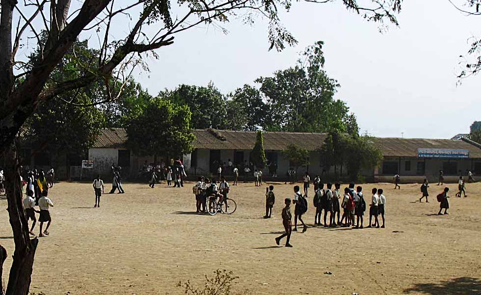 Stock Pictures: Rural Schools and playgrounds in India