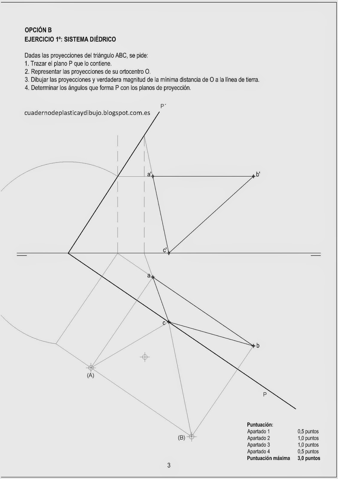 superARTE : DIBUJO TÉCNICO.EXAMEN DE SELECTIVIDAD 2014. OPCIÓN B ...