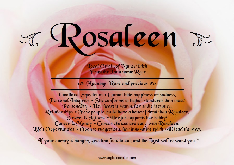 Rosaleen | Unique Names