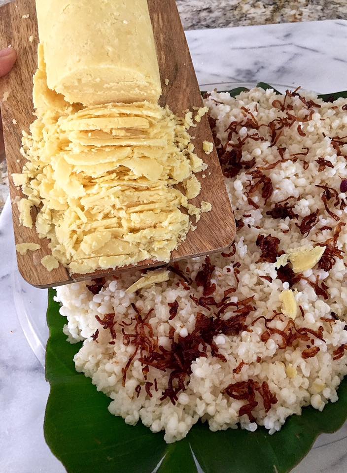 The Spices Of Life . . .: Xôi Bắp (Sticky Rice with Corn and Mung Bean)