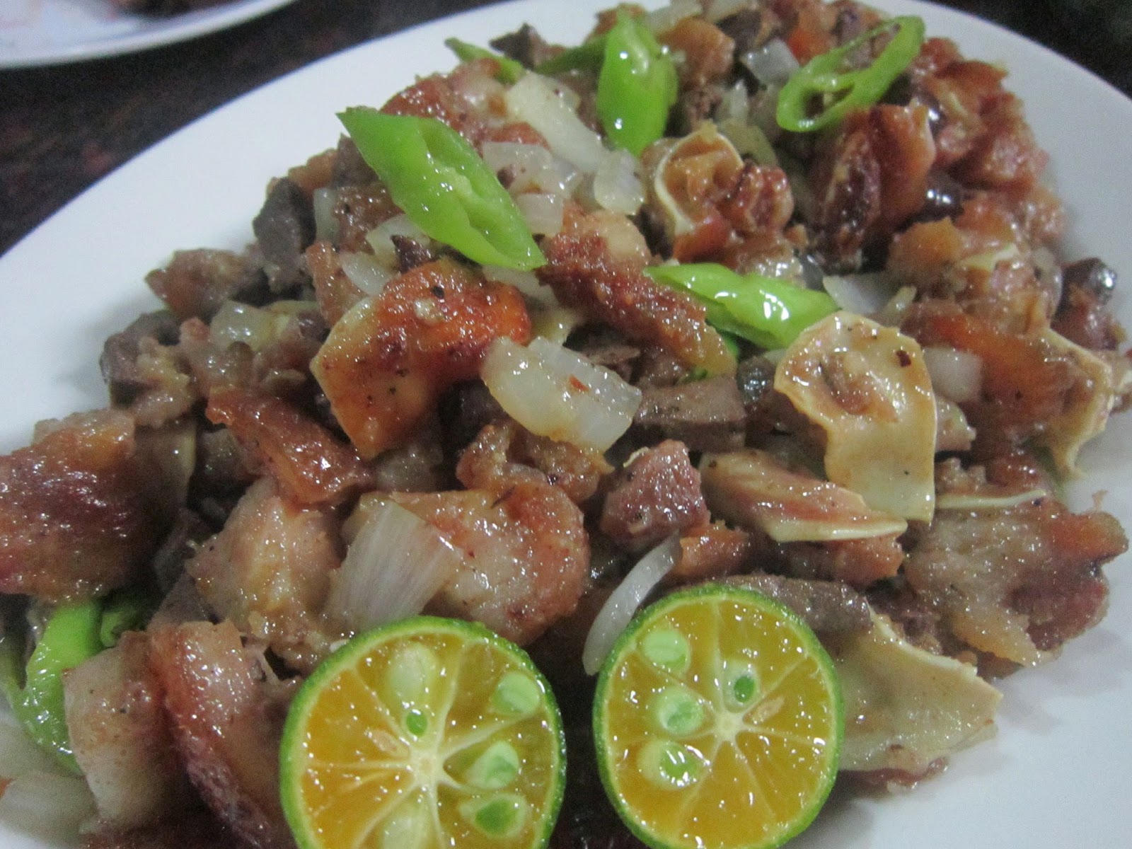 CRISPY CHUNKY PORK SISIG ala DENNIS
