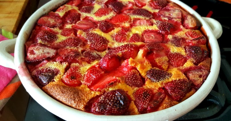 La cuisine & Claudine: Clafoutis aux fraises