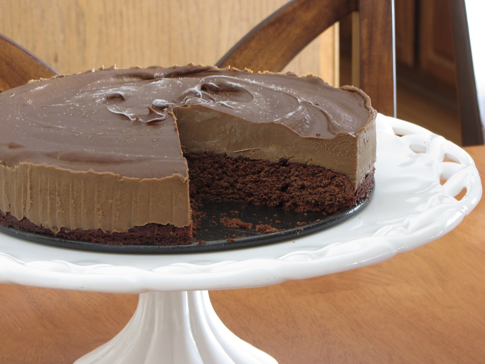 Tracy's Living Cookbook: Chilled Double Chocolate Torte