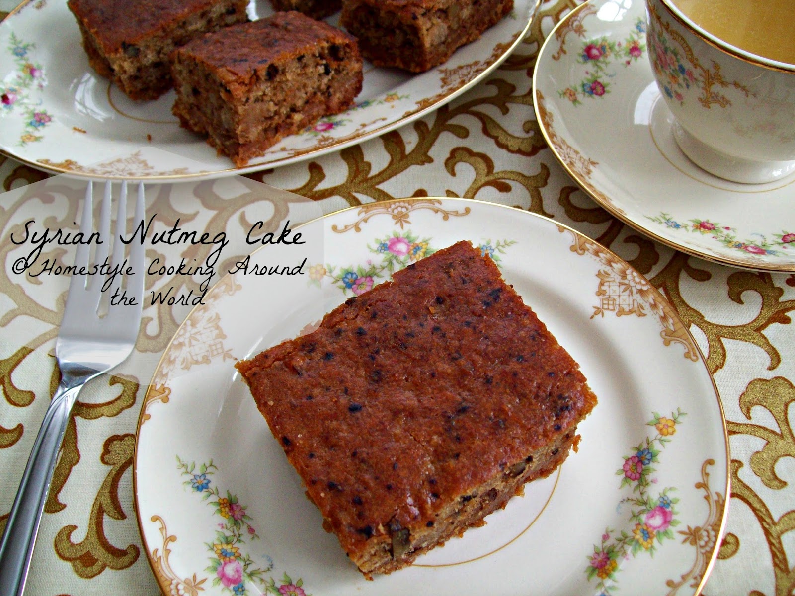 Homestyle Cooking Around The World: Syrian Nutmeg Cake