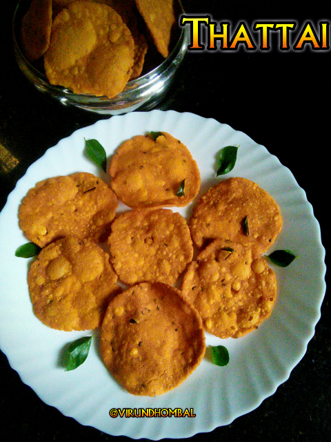 Thattai - Thattai with Par Boiled Rice - Diwali Recipes