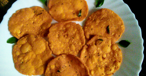 Thattai - Thattai with Par Boiled Rice - Diwali Recipes