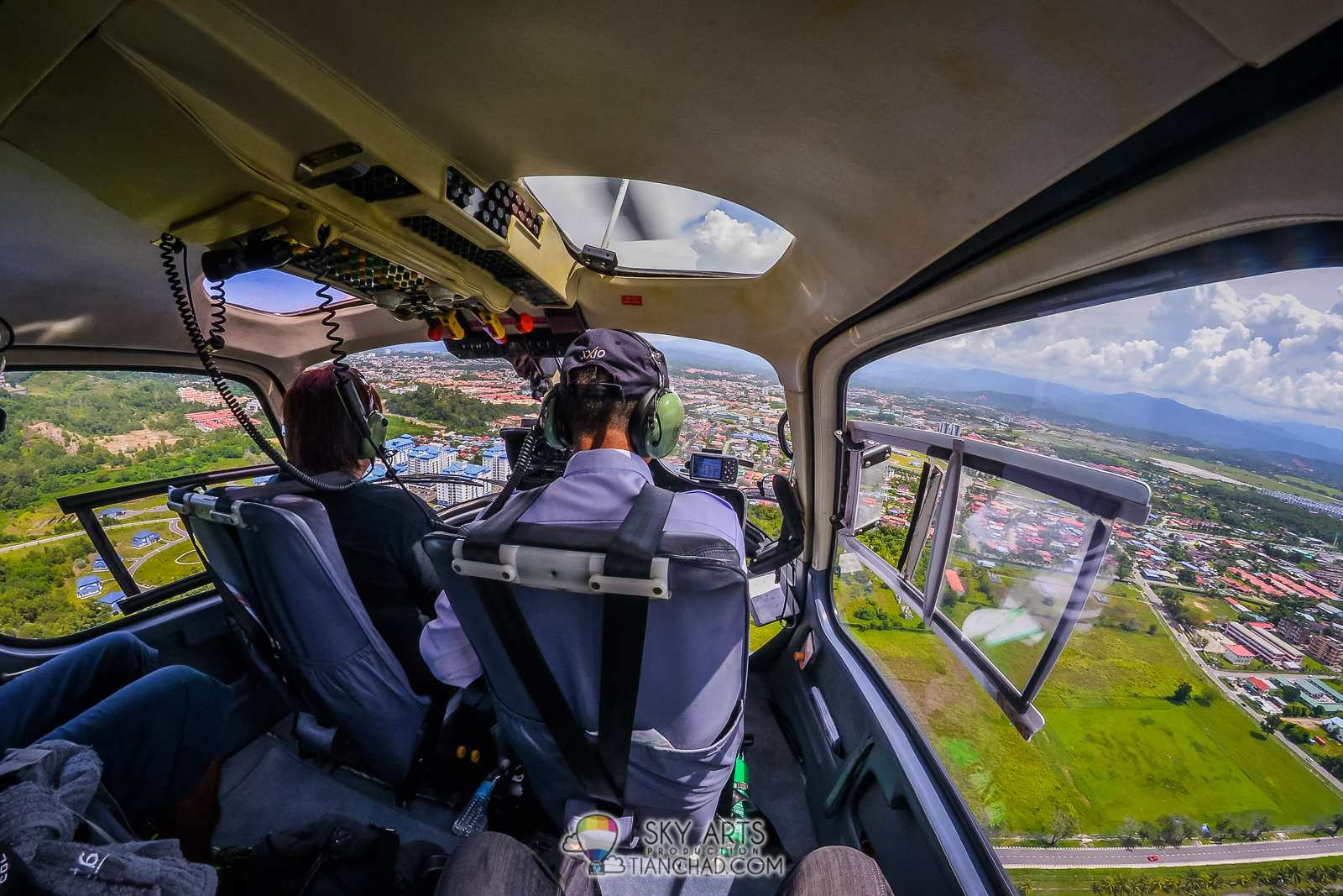 My First Helicopter Ride In Ranau, Sabah #throwback