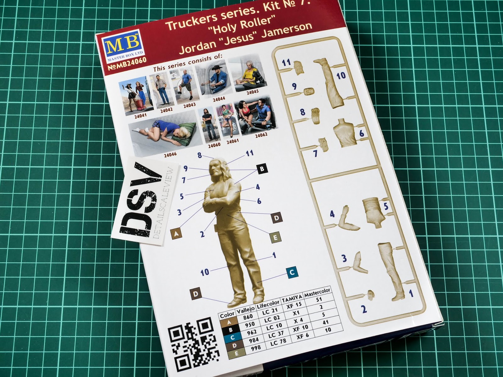 Master Box 1/24 Jordan Jamerson (MB24060) - DetailScaleView