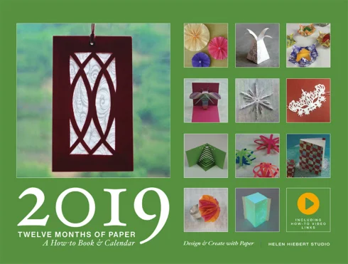 12 New Papercraft Projects via the 2019 Twelve Months of Paper Calendar