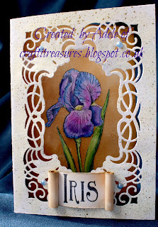 Crafti Treasures: Iris card Tutorial