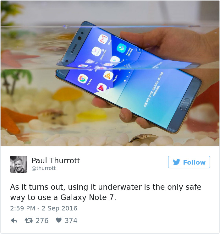 15 Meme 'Samsung Galaxy Note 7 Gampang Meledak' Ini Sukses Bikin Ngakak ...