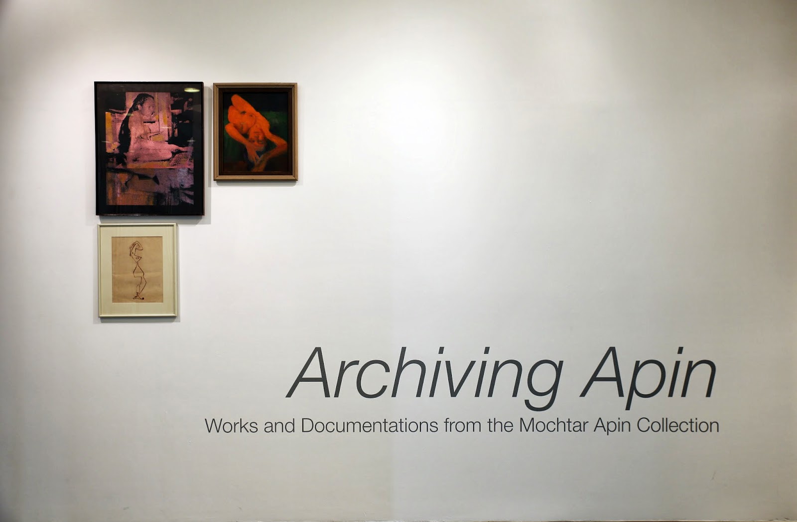 Archiving Apin: Works and Documents from the Mochtar Apin Collection