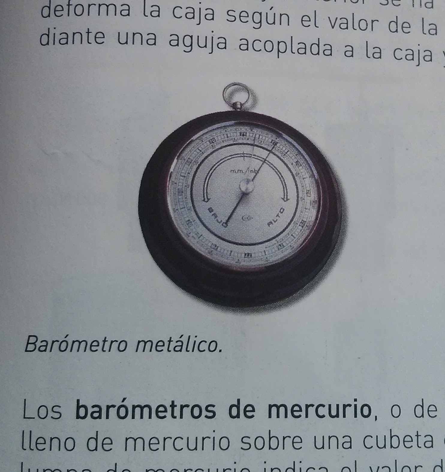 La ciencia es bella: El barómetro, Torricelli y el libro de texto ...