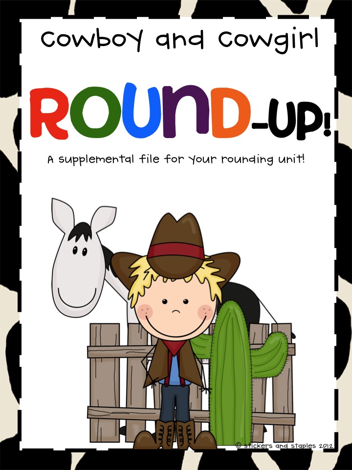 stickers and staples: Yee-Haw It's a Cowboy Round-Up!