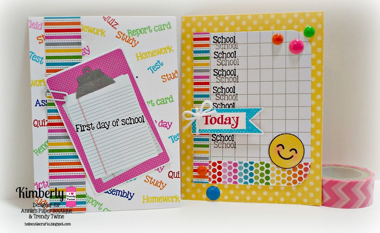 Kimberly's Crafty Spot: Back to School Project Life cards featuring APB ...