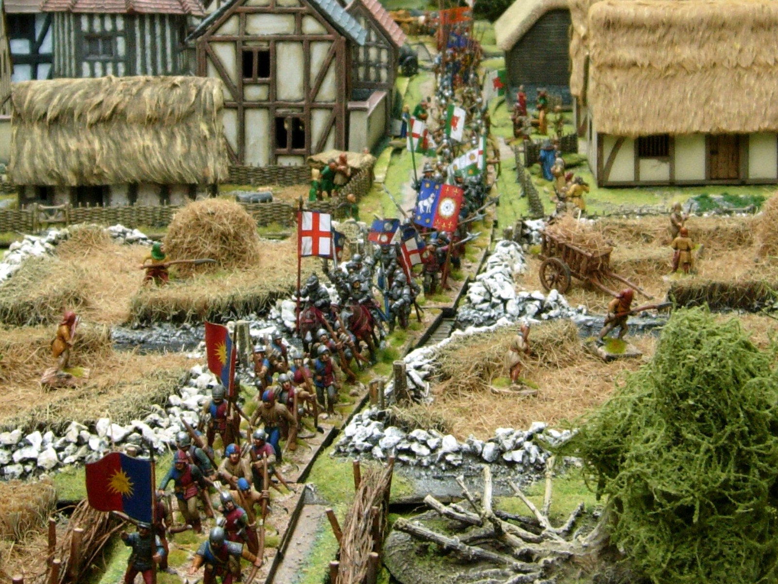 Wargaming with Silver Whistle: War of the Roses 'Sharp Practice' Game.
