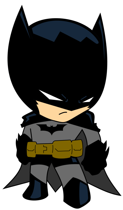 KraftyNook_Batman_chibi.png (500×850) | Batman caricatura, Batman ...