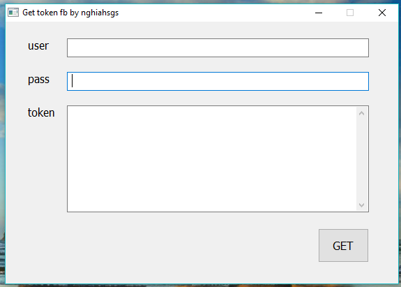 Share Phần Mềm Gettoken Cho 1 Tài Khoản - Nguyễn Bá Thành