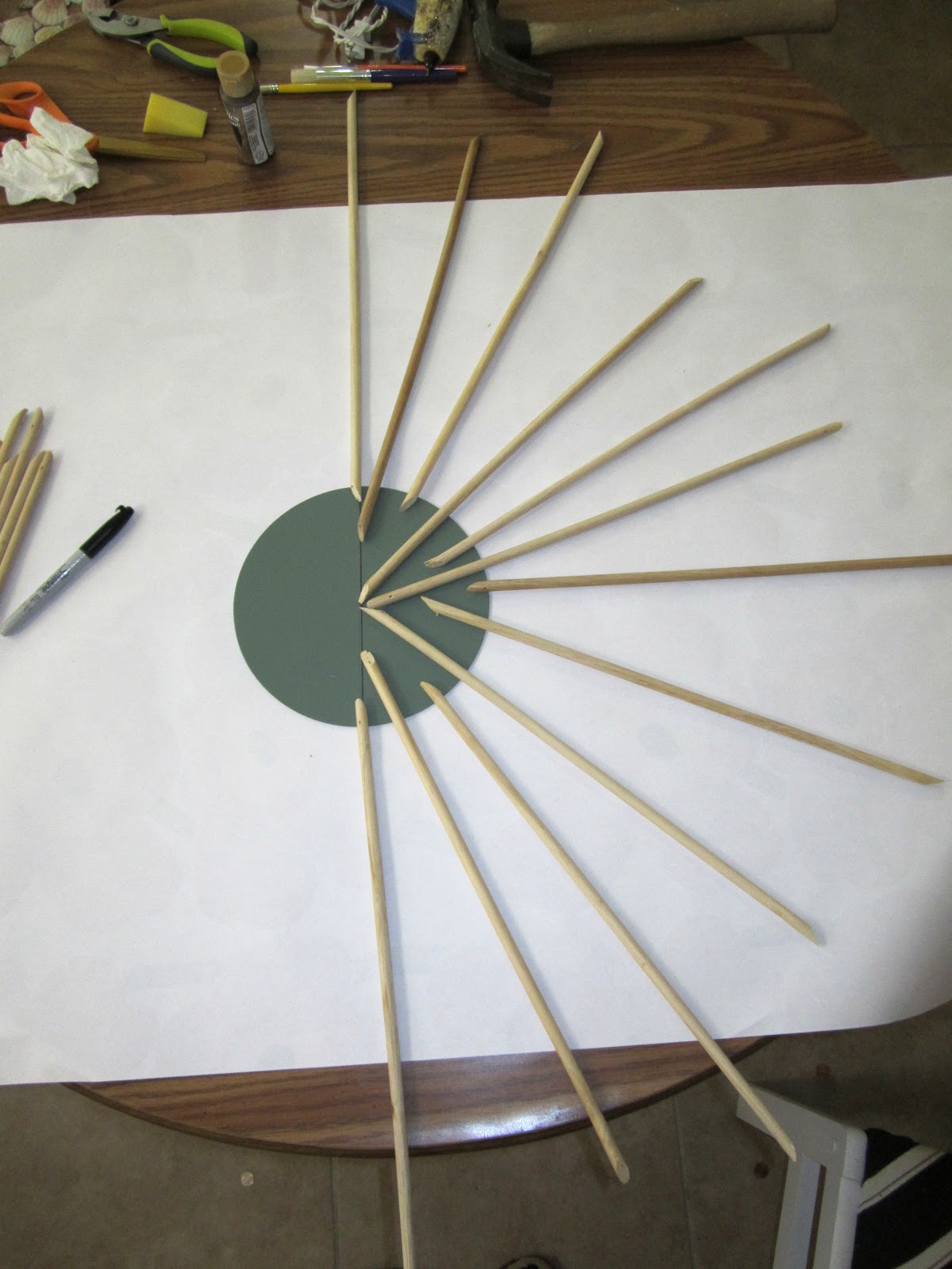 DIY Starburst Mirror