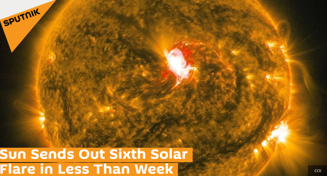 Earthquake Prediction: Sun Sends Out Sixth Solar Flare in Less Than Week