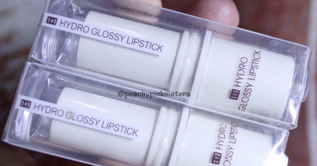 Peachy Pink Sisters: Miniso: 1+1 Hydro Glossy Lipstick