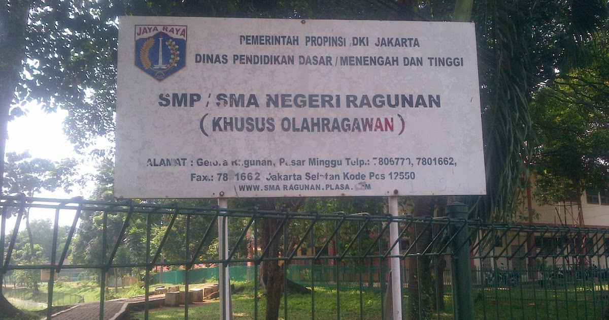 SMP/SMA Negeri Ragunan Jakarta, Sekolah Khusus Atlet/Olahragawan di ...