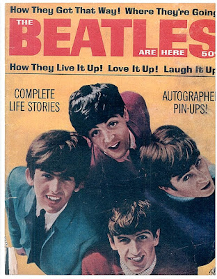 Vintage Beatles magazine covers