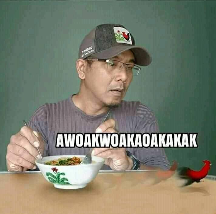 Arti Meme "awoakwoakaoakakak" pengganti wkwkwkwk - BangRingo
