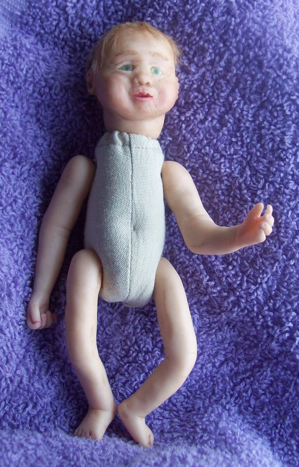 Blossoms and Blessings: I Made More OOAK Polymer Clay Art Baby Dolls