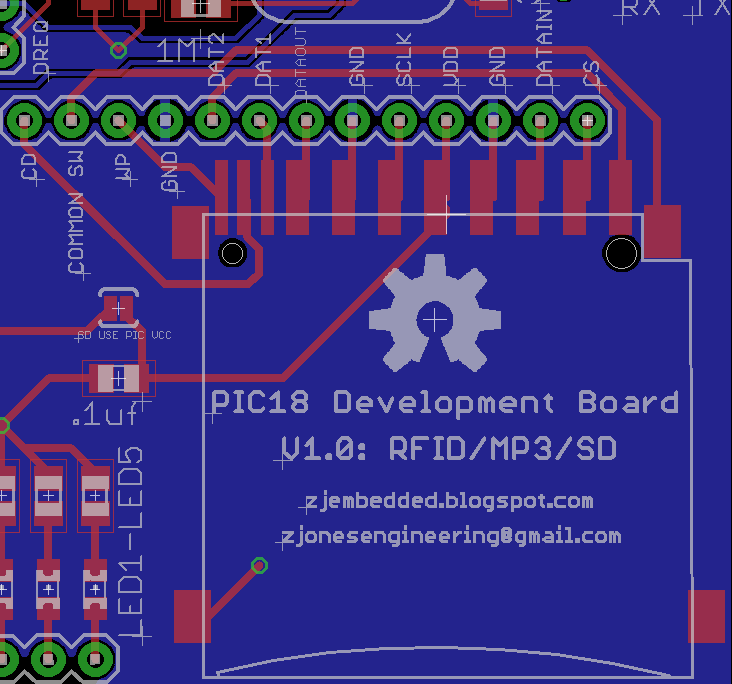 Embedded Projects: 28 Pin PIC18F Development Board